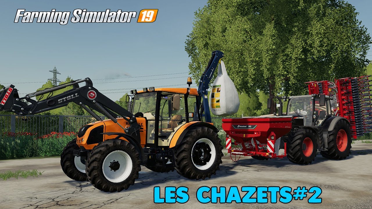 Les chazets #2 Sowing and Pressing Timelapse FS19 | Farming Simulator ...