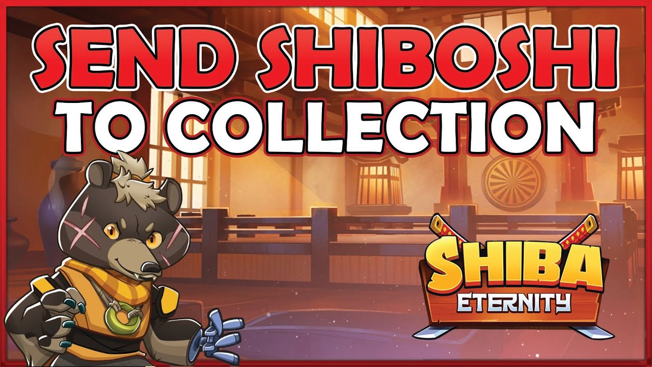 How To Move Shiboshi To Collection | #shibaeternity - YouTube