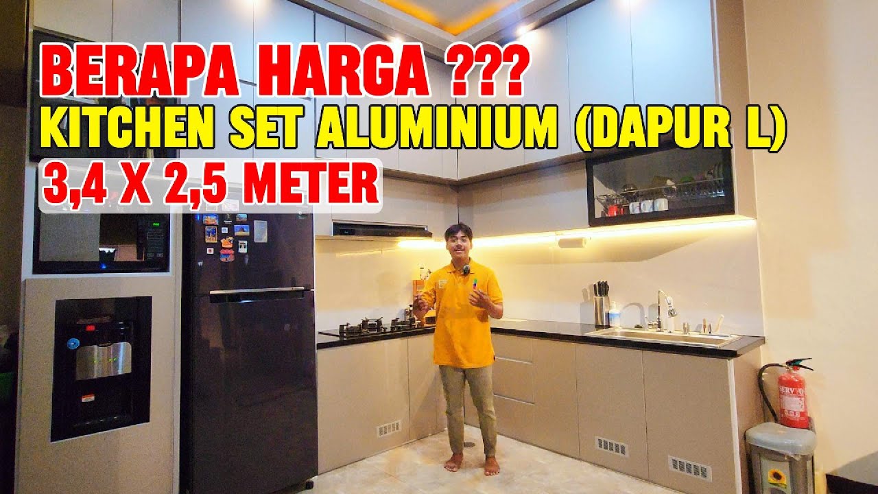 BERAPA HARGA TOTAL KITCHEN SET ALUMINIUM (PANJANG 3,4 x 2,5 METER ...