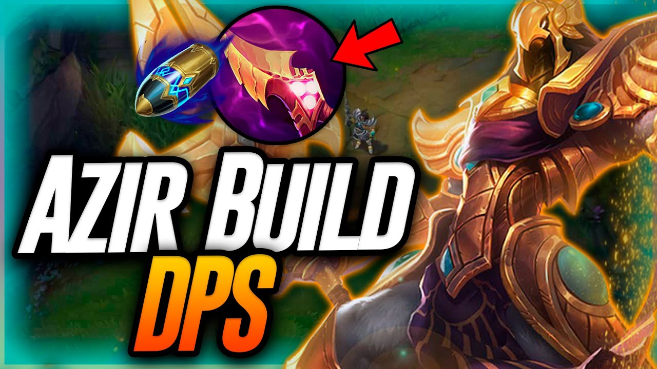 ¡LA BUILD DE AZIR DPS! INTENTAMOS CARRILEAR UNA PARTIDA DIFICIL - YouTube