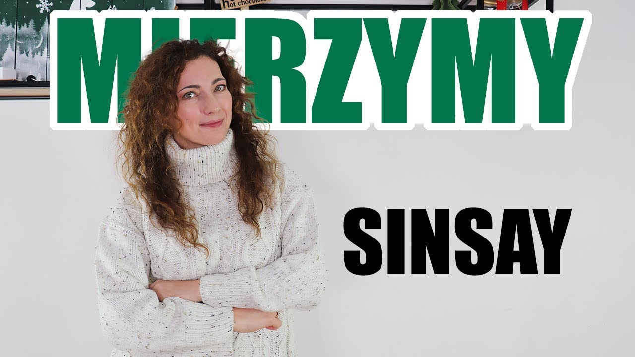 Mierzymy SINSAY - haul zakupowy - YouTube