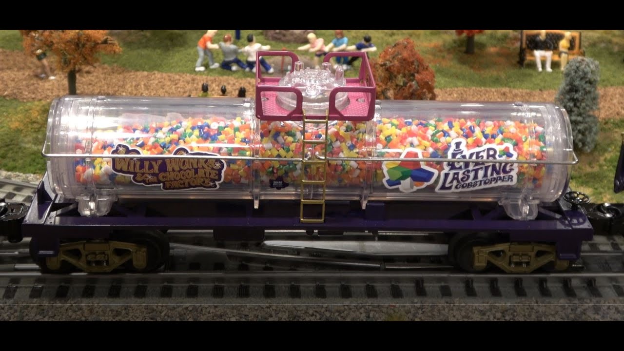 Willy Wonka Everlasting Gobstopper Tank Car - Add-On Car for the Lionel ...
