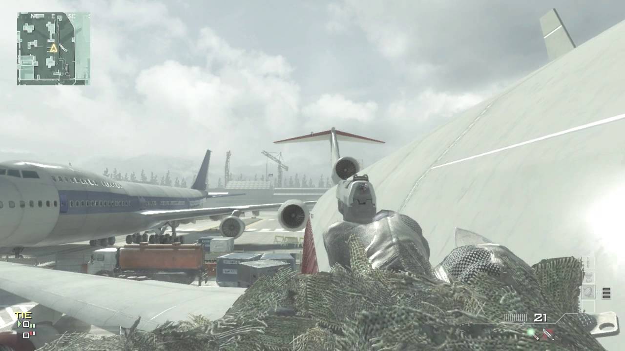How to get on top of plane in terminal MW2/MW3 - YouTube