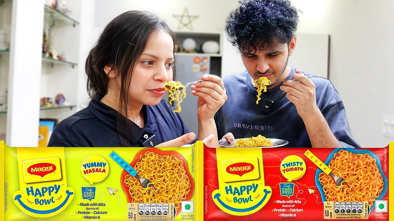 Reviewing Kid's Maggi, MAGGI HAPPY BOWL | BACHON KA APNA BOWL - YouTube