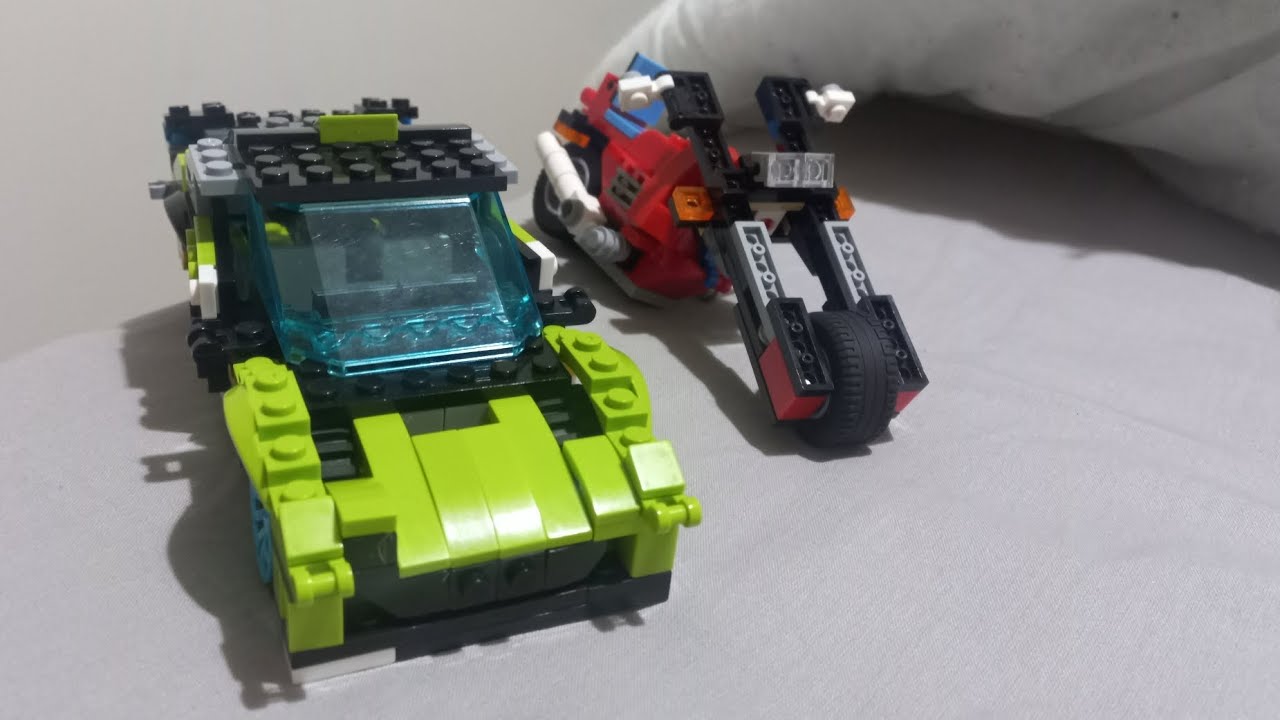 I made rx7 and bike #broinbricks - YouTube