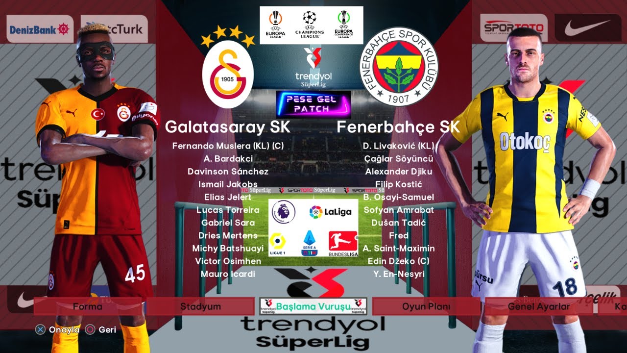 PES 2021 SPFL TRANSFER YAMASI 2024-2025 SEZONU // YÜZ-STAT-FORMA-GOL ...