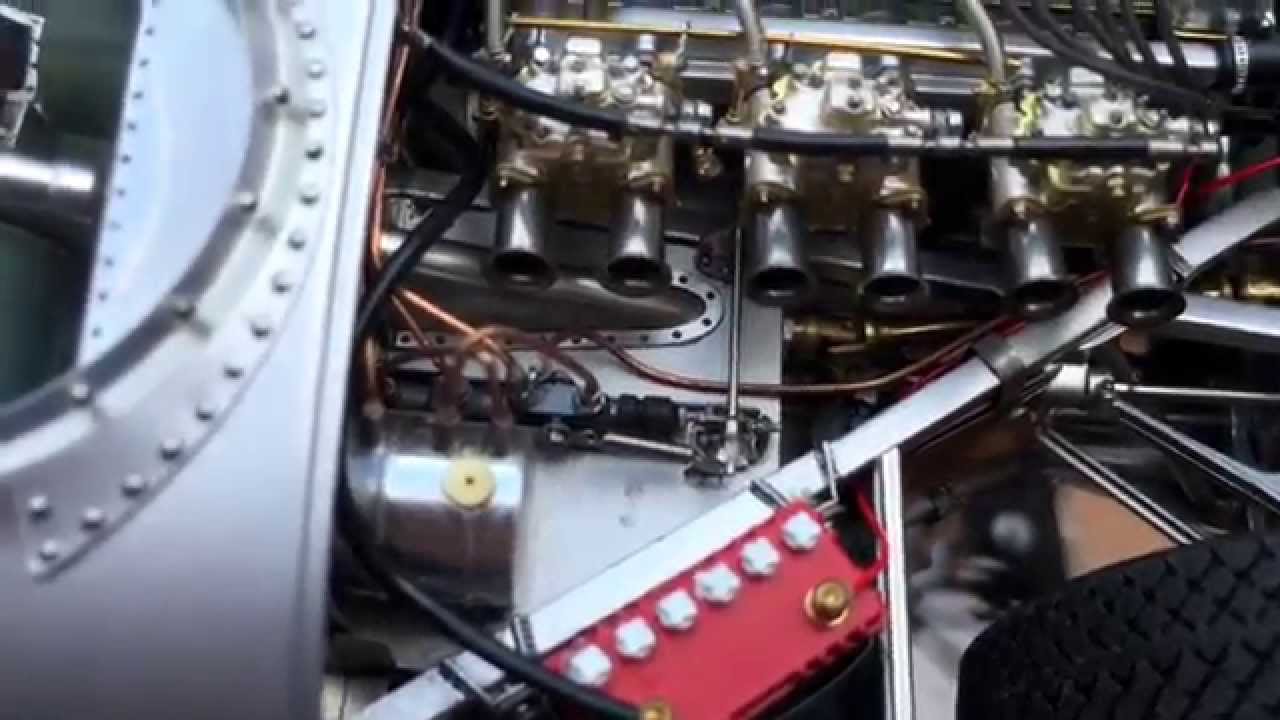 EXOTO XS Jaguar D-Type Works Test Prototype - YouTube