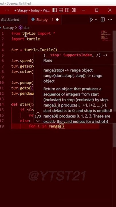 Star Create Using Python Turtle Shorts Coding Python Shortvideo Viral Viralvideo Youtube