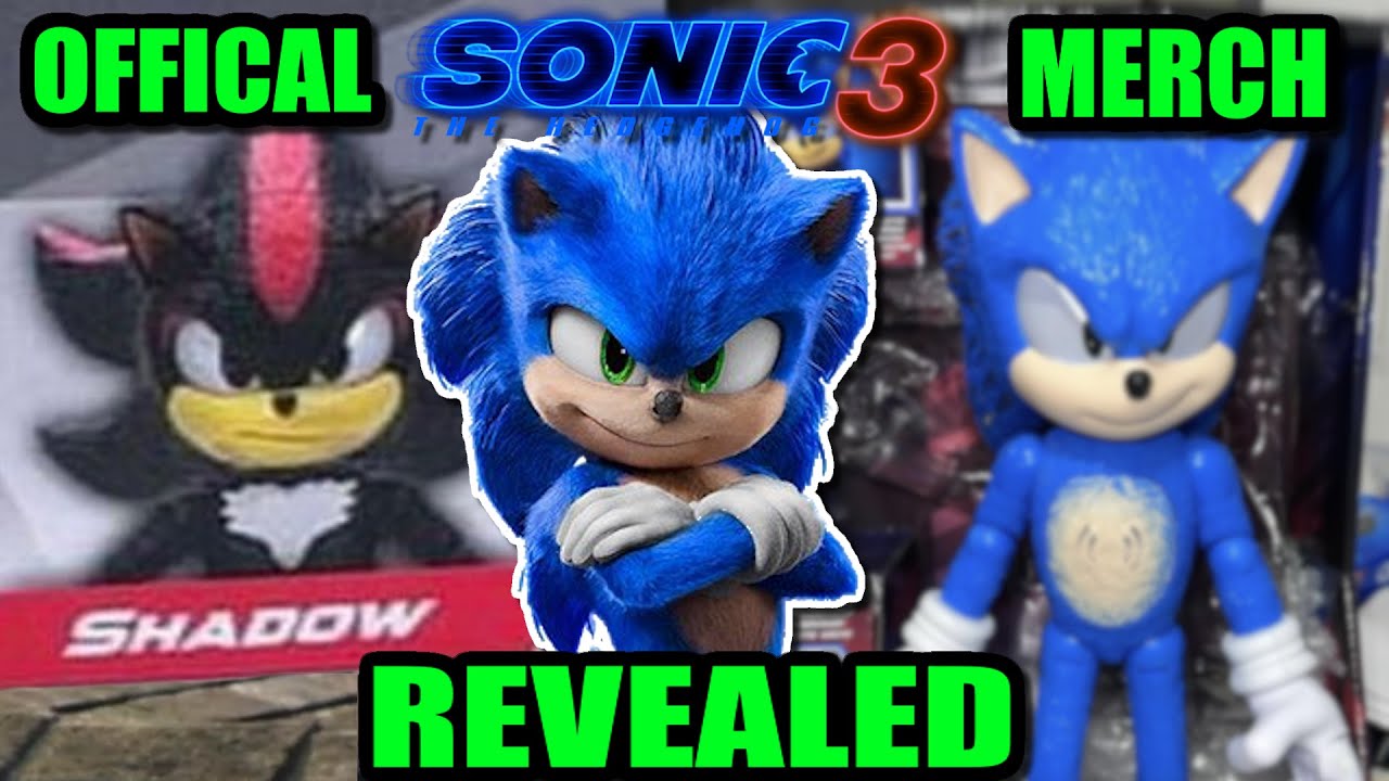 Sonic The Hedgehog 3 Merchandise Revealed - YouTube