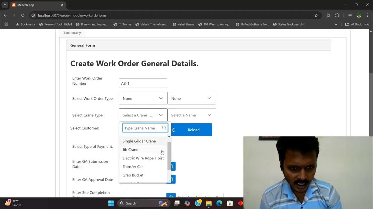 Cranes Management ERP Software Part 2 - YouTube