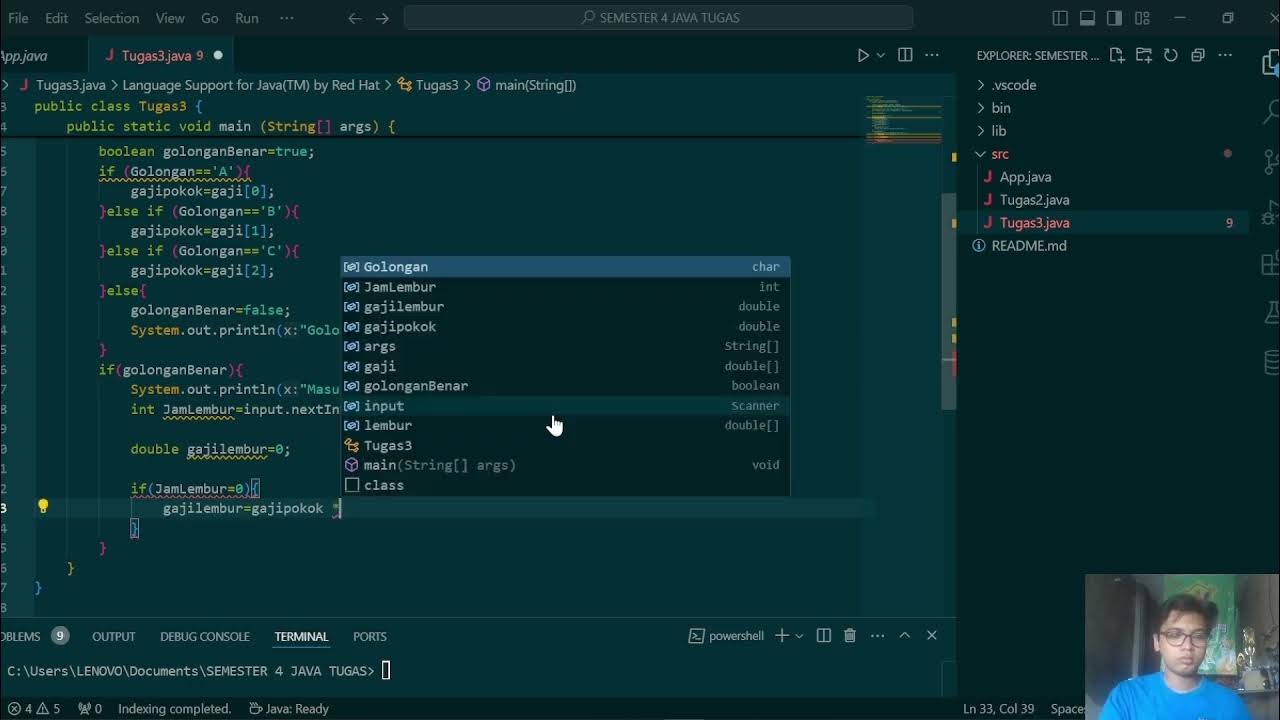 Praktikum Tugas 3 Algoritma dan Pemrograman - YouTube