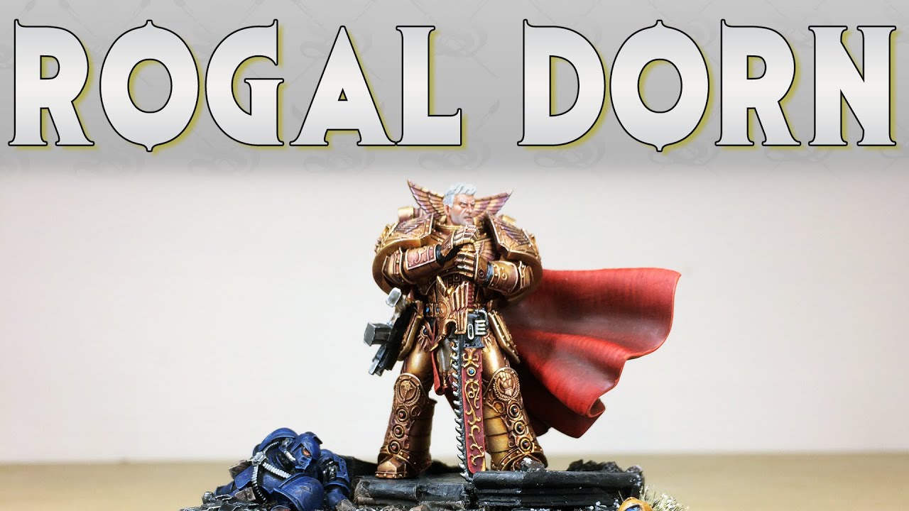 PAINTING SHOWCASE Imperial Fists Primarch Rogal Dorn Warhammer 40k ...