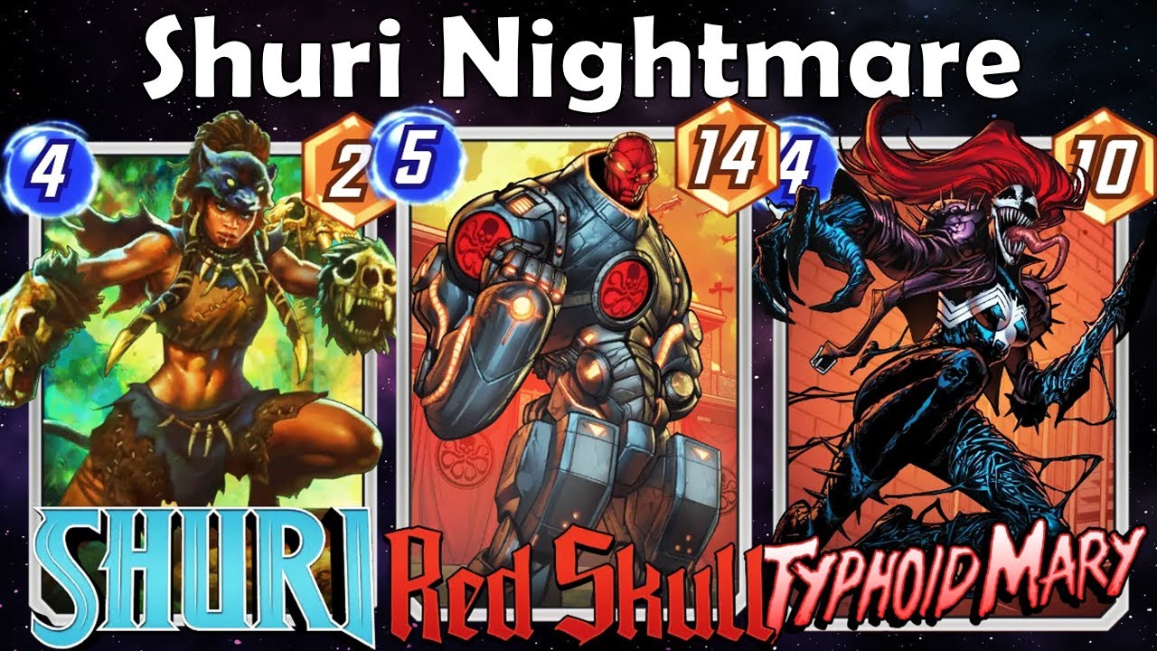 Overpowered Red Skull Shuri Deck is BACK & is INSANE in Rank! - YouTube