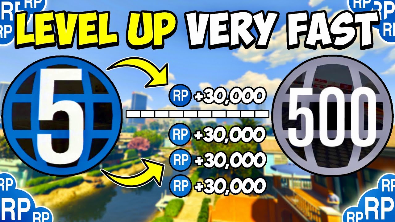 The FASTEST WAYS to LEVEL UP FAST in GTA Online! (BEST EVER RP GUIDE ...