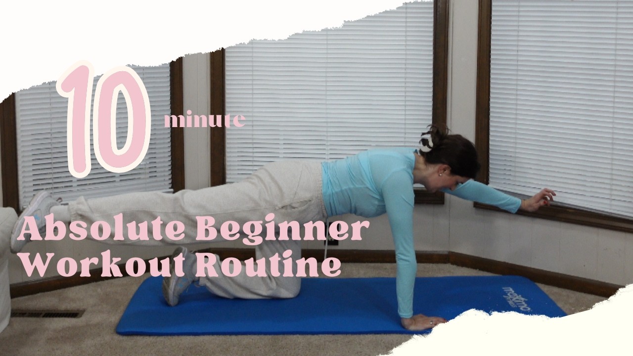 10 Minute Absolute Beginner Strength Workout Routine (No Weights, With ...