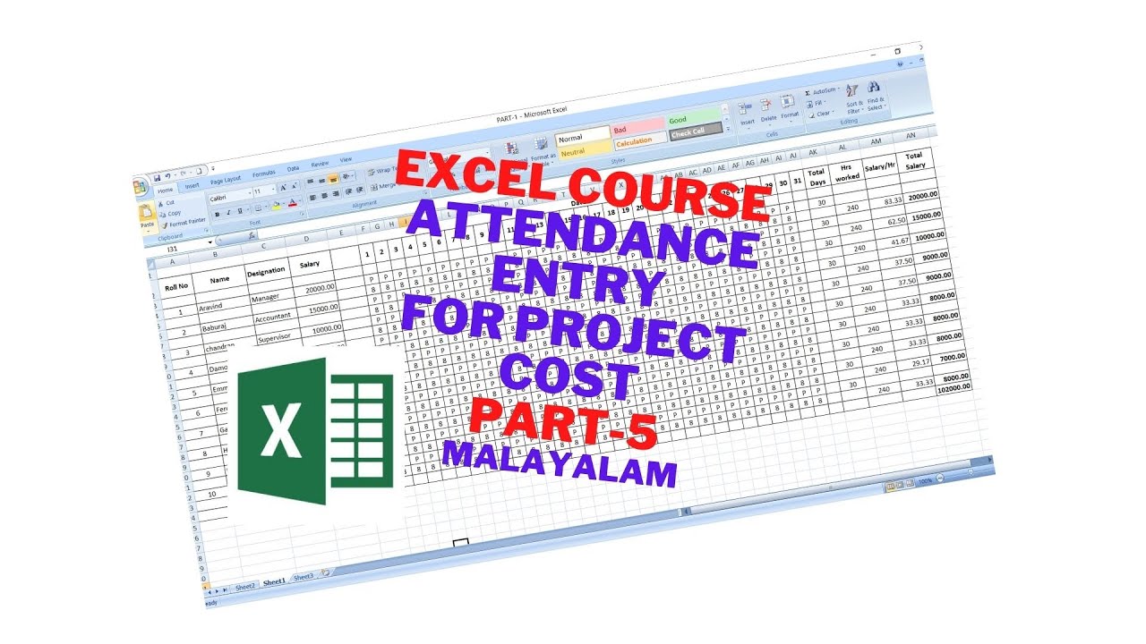 HOW TO MAKE PROJECT COST FROM ATTENDANCE COST YouTube HOW TO MAKE PROJECT COST FROM ATTENDANCE COST YouTube