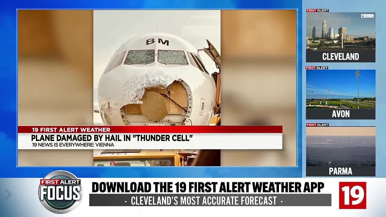 Wild Weather - plane damaged by hail, hail floods Colorado street - YouTube