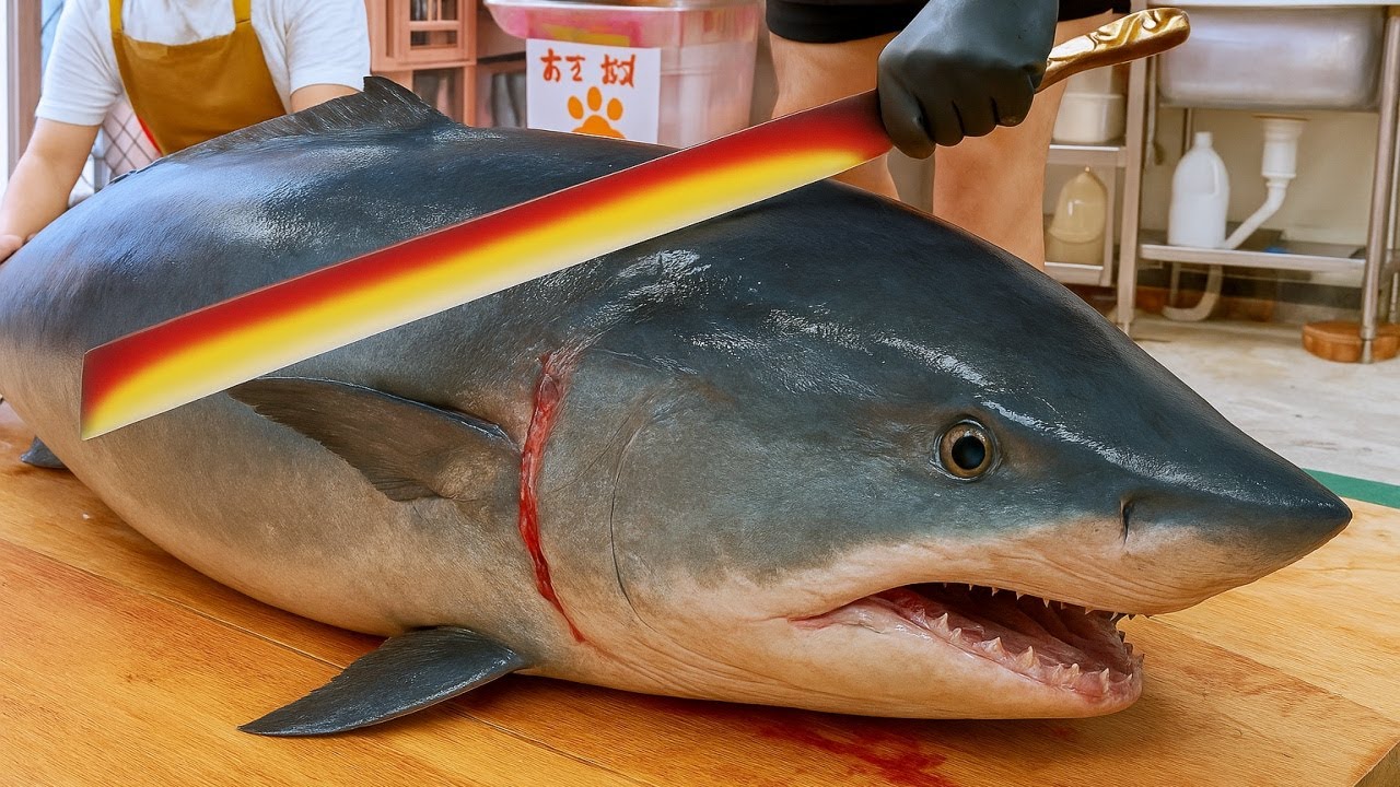 Amazing Shark Cutting Skills by Korean Masters – You Won’t Believe How ...