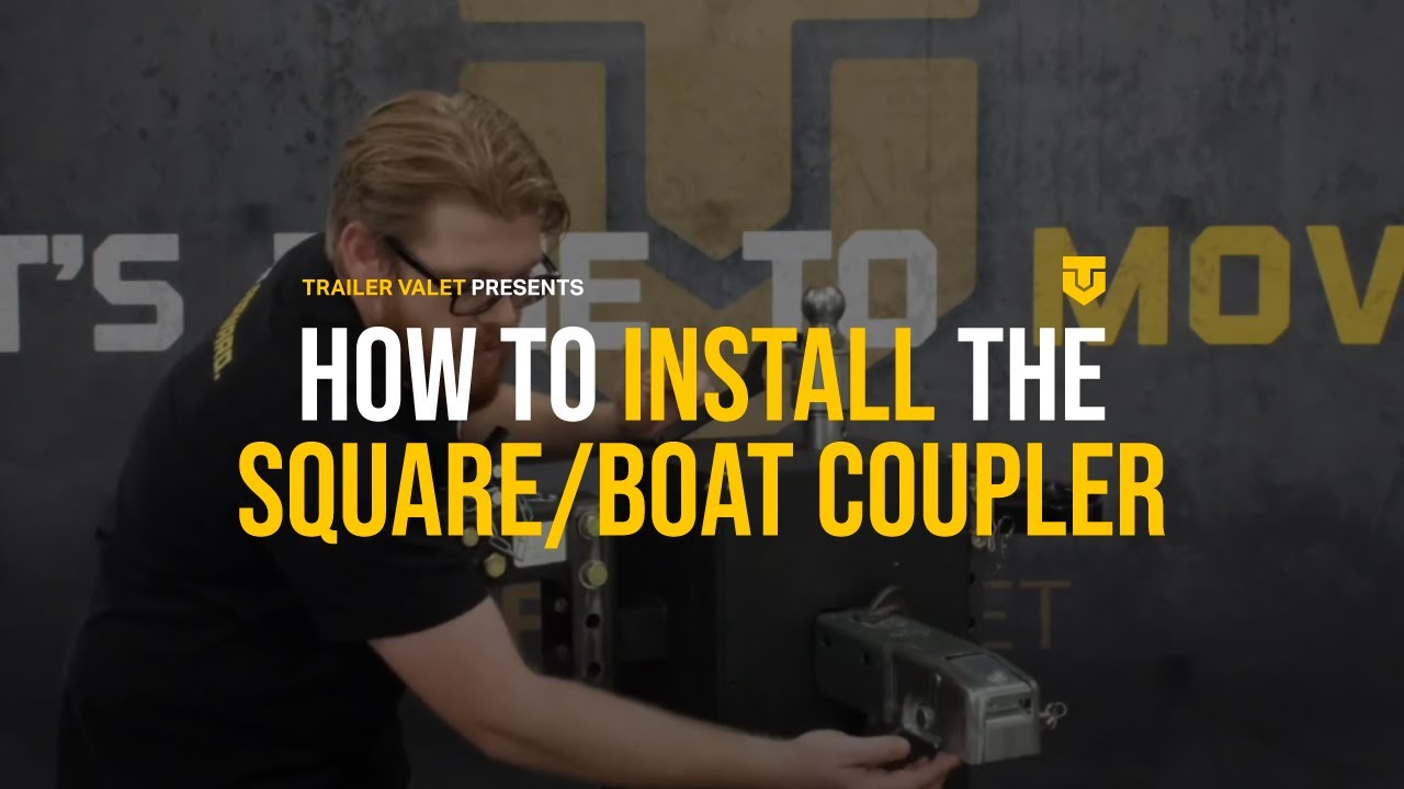 How To Install On A Square/Boat Coupler - YouTube