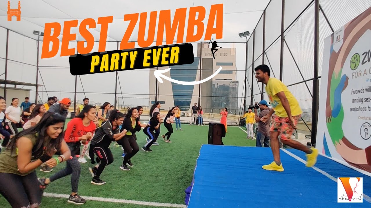 Best Zumba fitness Party Ever | Huge crowd | Zumba for a cause ...