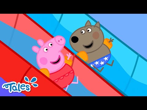 Peppa-Wutz-Geschichten | Wasserrutschen | Videos für Kinder