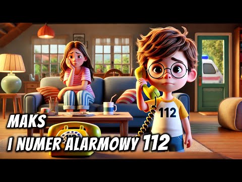 🚨📞Maks i numer alarmowy 112 - Audiobook dla dzieci - Bajka na dobranoc 🎧