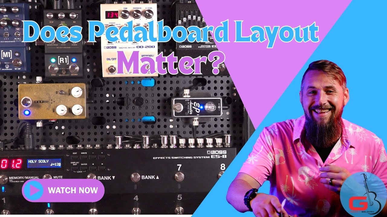 How to Layout and Mount Pedals on a Temple Audio Board - YouTube