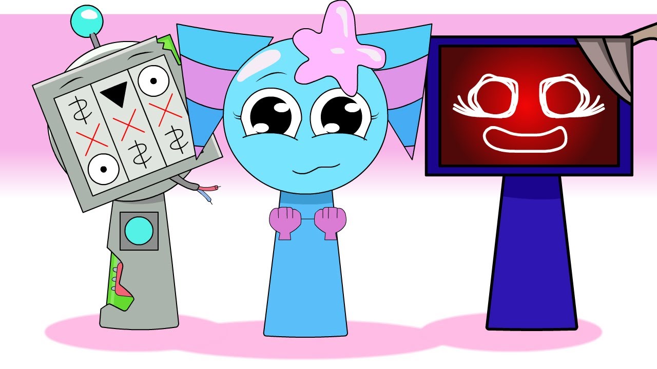 Sprunki Scrunkly Phase 4 meets Sprunki OC: Marina - Locky - Vigril ...