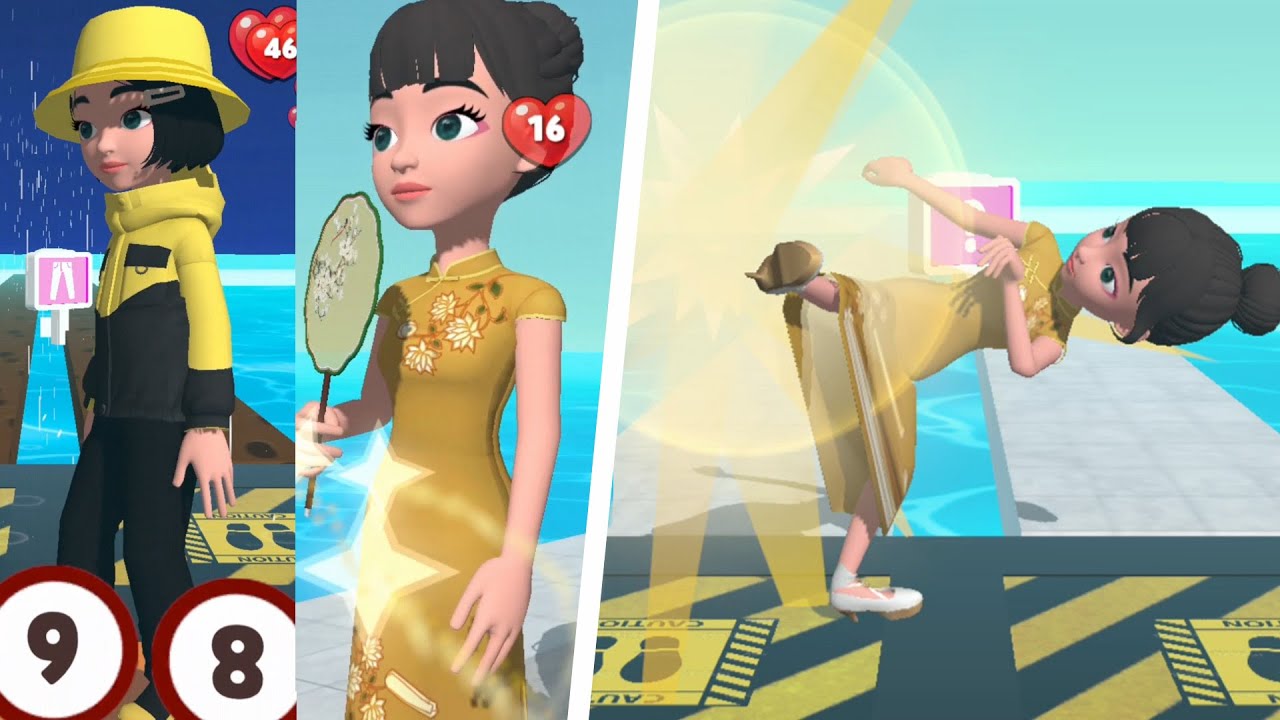 CATWALK BATTLE Part 2 | All Levels Gameplay Trailer Android IOS game🎮 ...