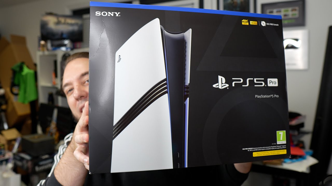 PS5 PRO UNBOXING - Installing the Disc Drive & M2 SSD - YouTube