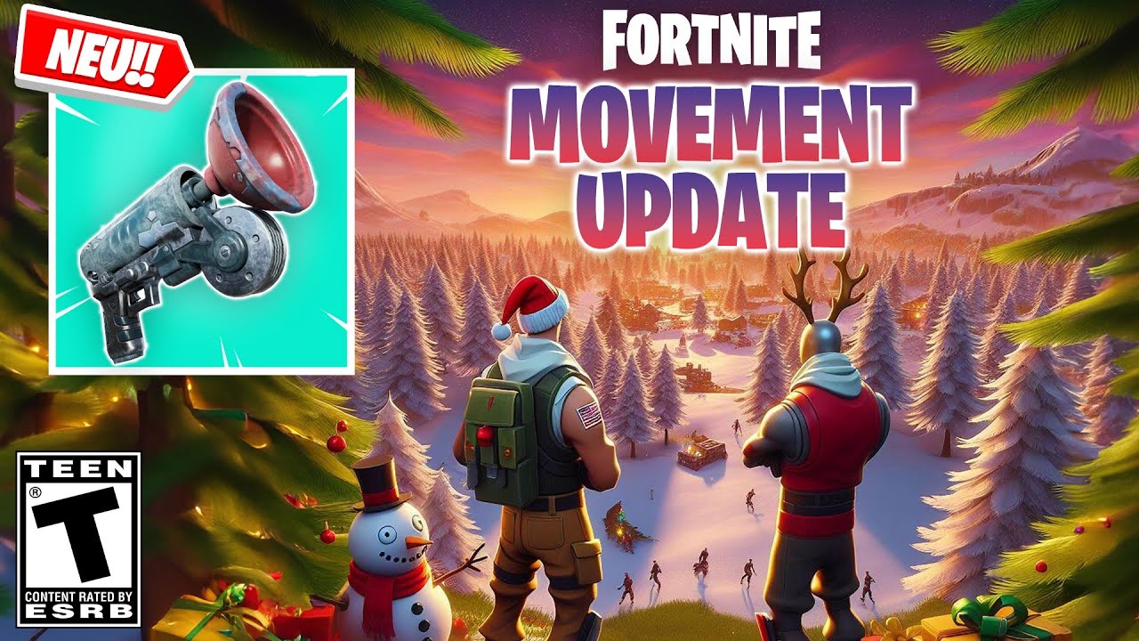 MOVEMENT UPDATE 😍👀 - NEUES ITEM, MOVEMENT, MEDALLIONS & MEHR I FORTNITE CHAPTER 5 DEUTSCH - YouTube