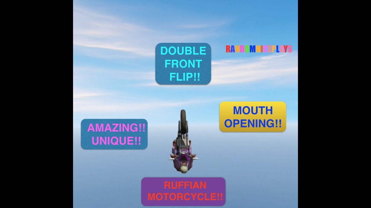 GTA5: DOUBLE FRONT FLIP!! RUFFIAN!! MOTORCYCLE!! - YouTube