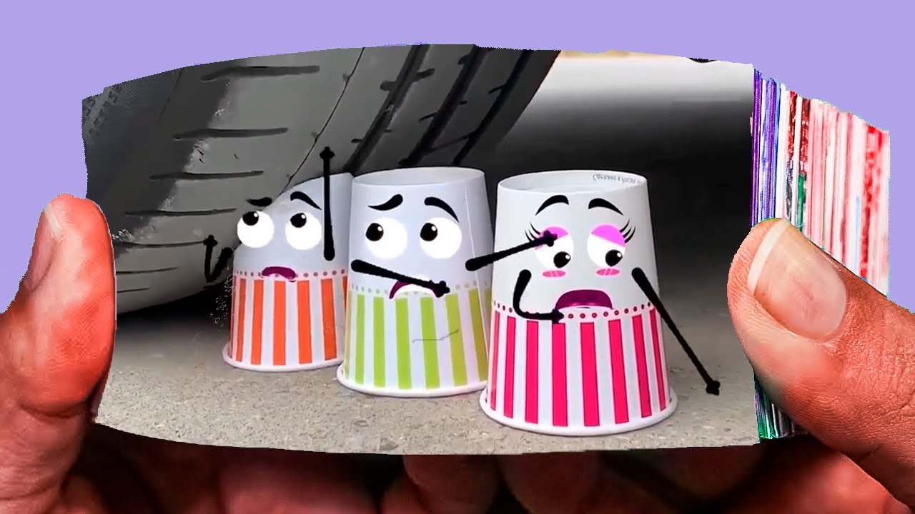 Experiment Car vs Toys, Ball | Crushing Crunchy & Soft Things by Car | Flipbook - YouTube