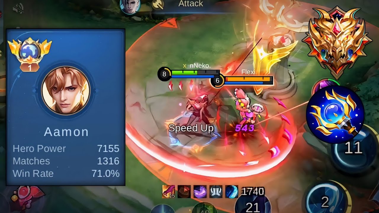 AAMON PENETRATION BUILD COMBO! EASY BURST ENEMY! [ aamon best build ...