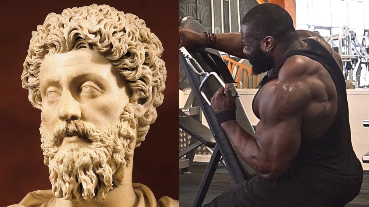 STOICISM MEETS BODYBUILDING | BACK & BICEP WORKOUT | 5 WEEKS OUT ...