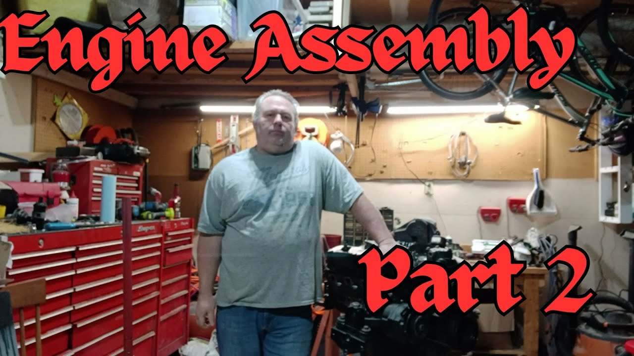 1980 Reinell Boat Project Engine Assembly Part 2 - YouTube