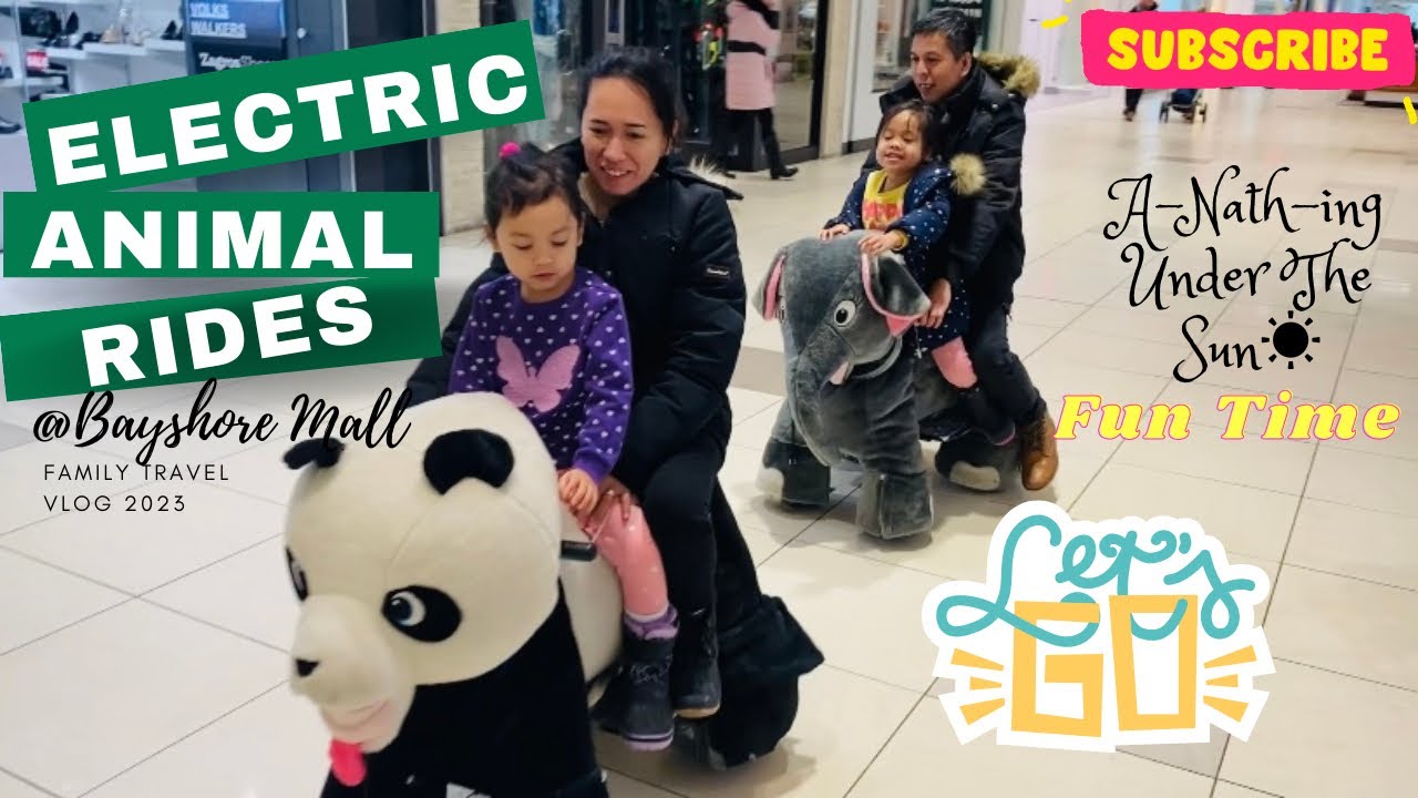 ELECTRIC ANIMAL RIDES @Bayshore Mall, Ottawa, On, Canada 🇨🇦 | Happy ...