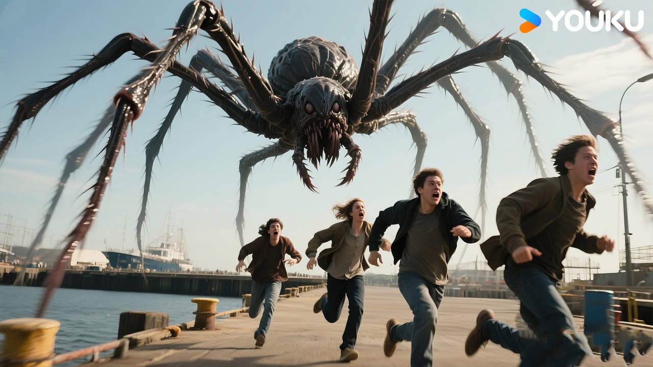 🕷️🏃PEOPLE RUN-RUN to PIER from MUTANT SPIDERS! Legs fast-fast! | Crazy ...