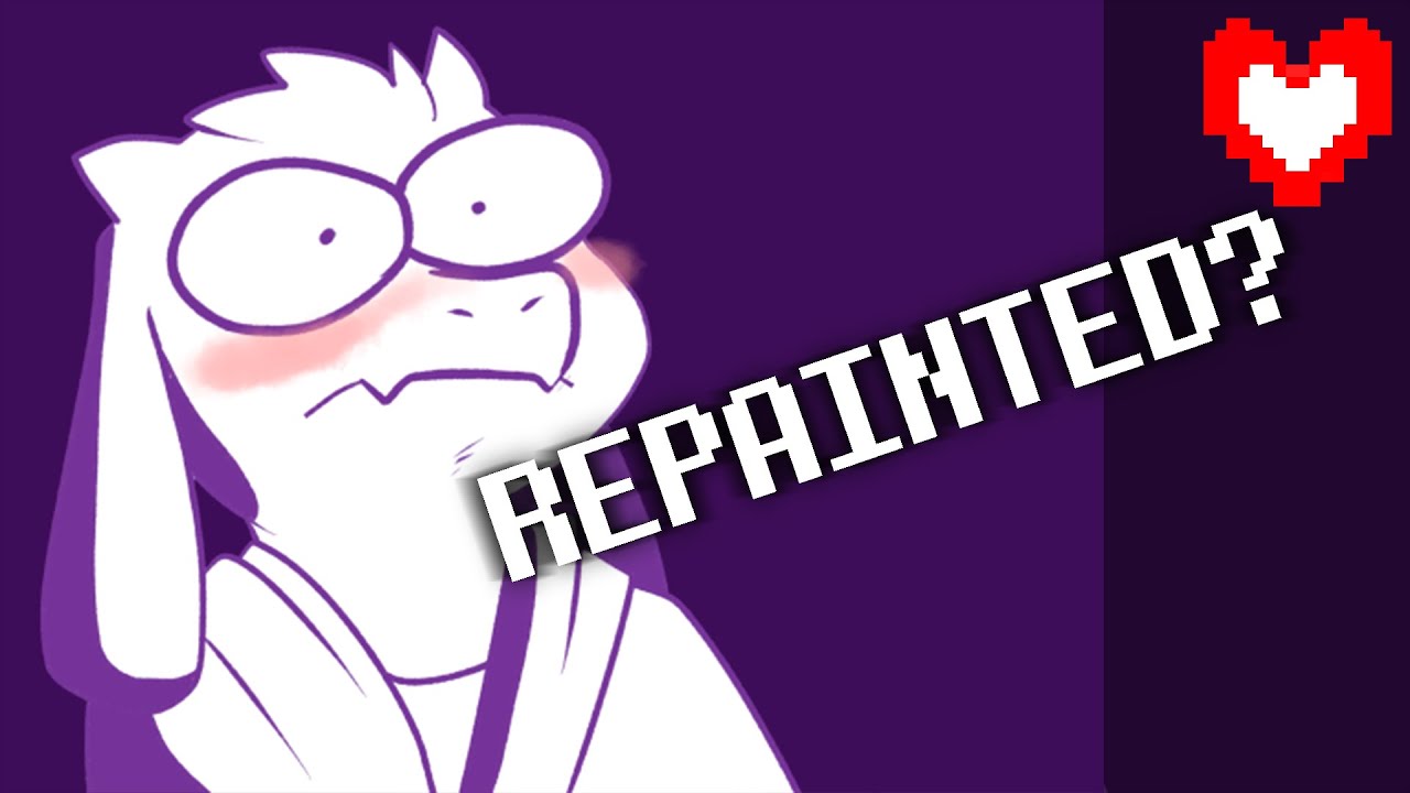 Asriel plays UNDERTALE Repainted (Mod) - YouTube