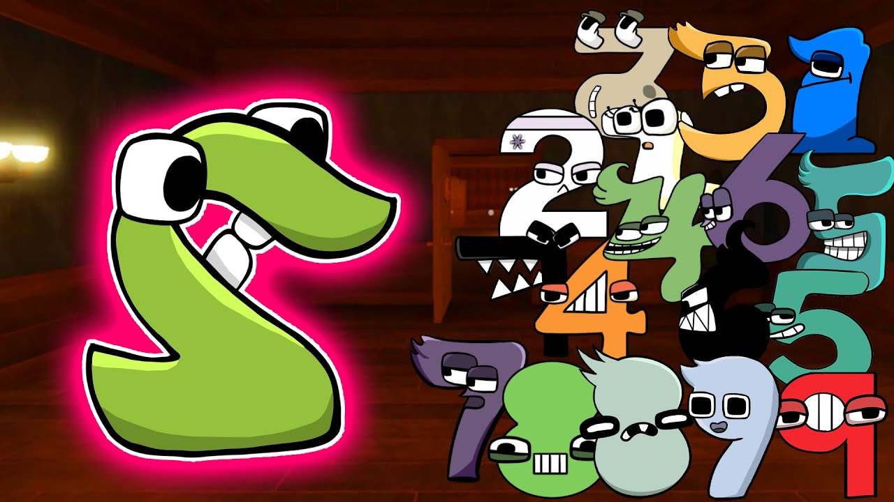 FNF Doors But Number Lore ALL PHASES Sing It 🎶 Friday Night Funkin ...