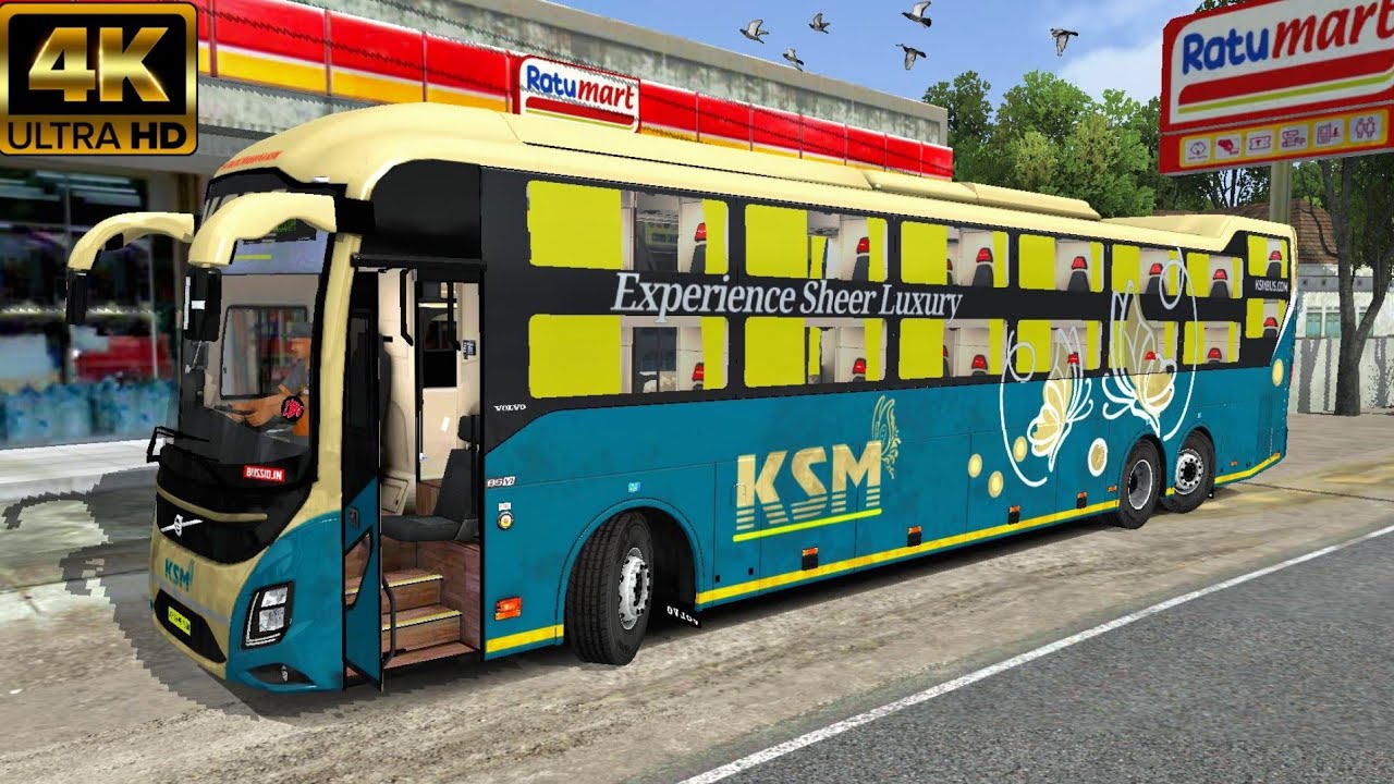 Volvo 9600 KSM Bus For Bus Simulator Indonesia Best Driving Experience ...