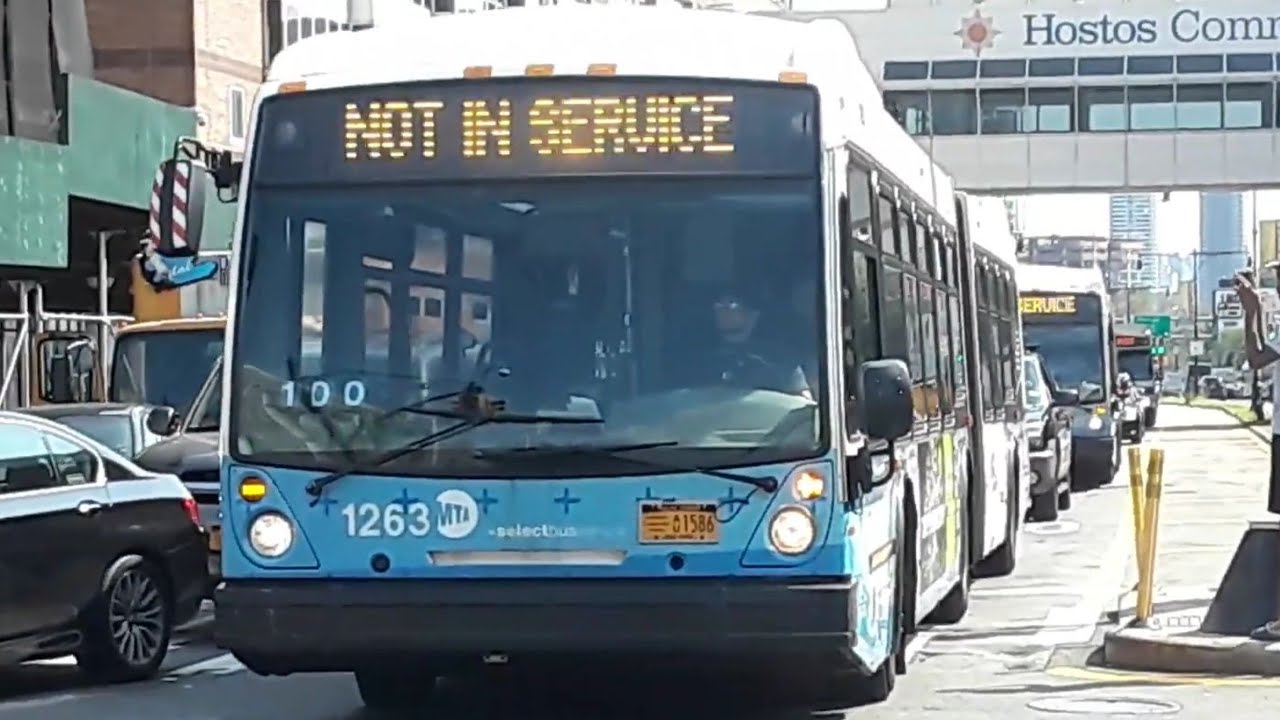 MTA: 2010 NovaBus LFSA's [1253]/[1263]/[1275] (2) Shuttle/NIS buses ...