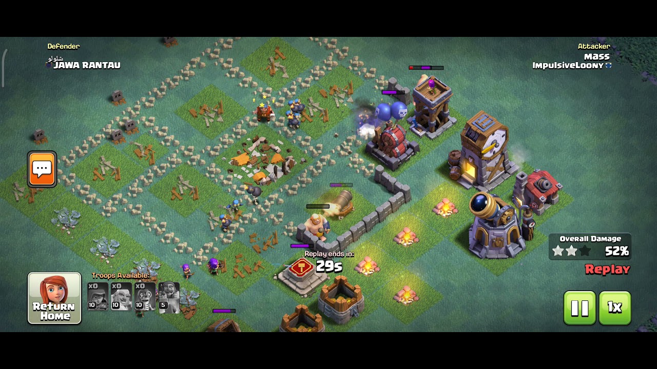 destroyed builder base Completely Clash Of Clan - YouTube
