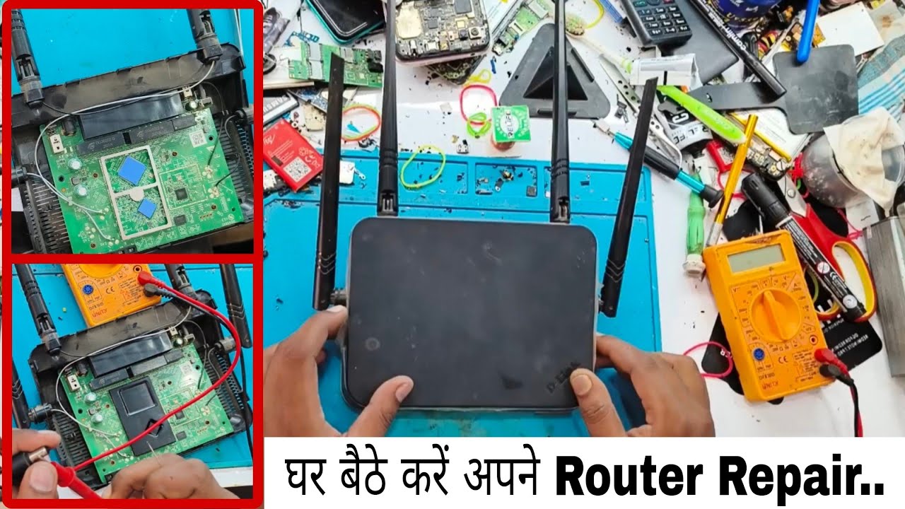 How to Repair Wifi Router at Home || Power On Problem Solution || All ...