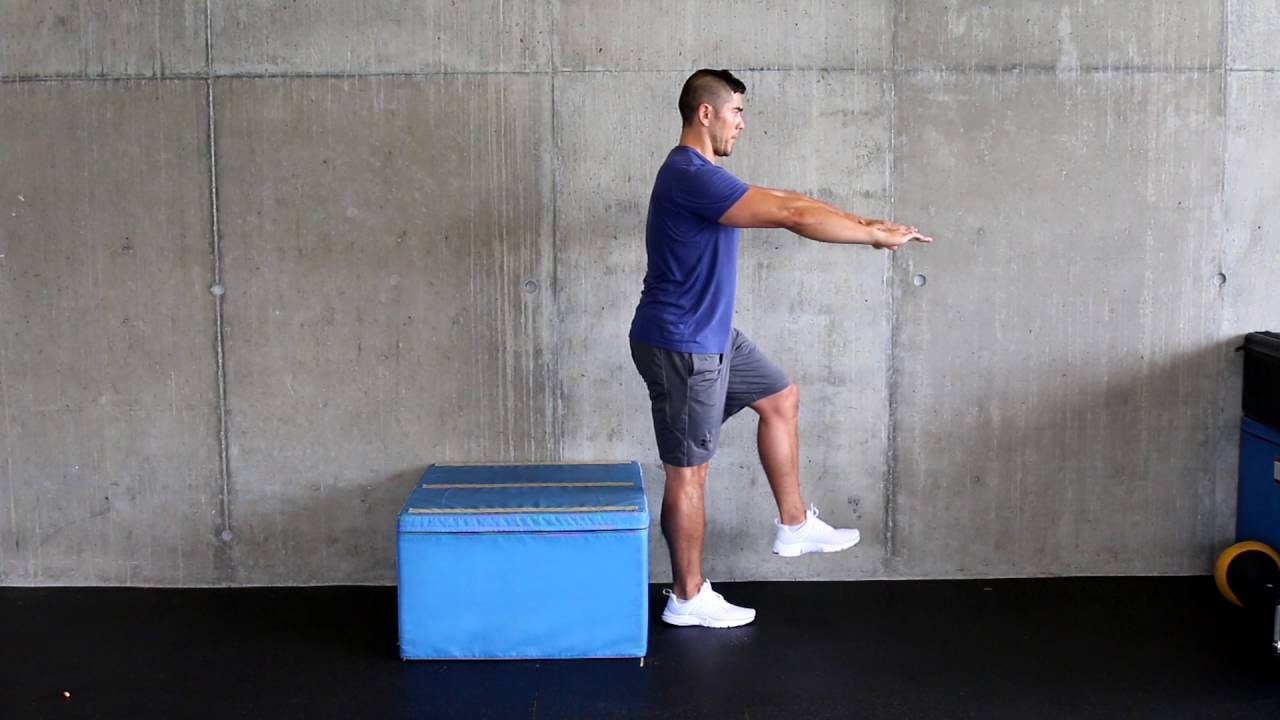 Single Leg Sit Down - YouTube