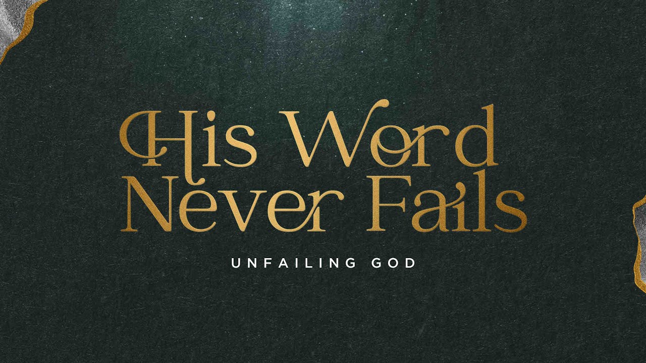 UNFAILING GOD | HIS WORD NEVER FAILS - Ps. Brian Abaho - YouTube