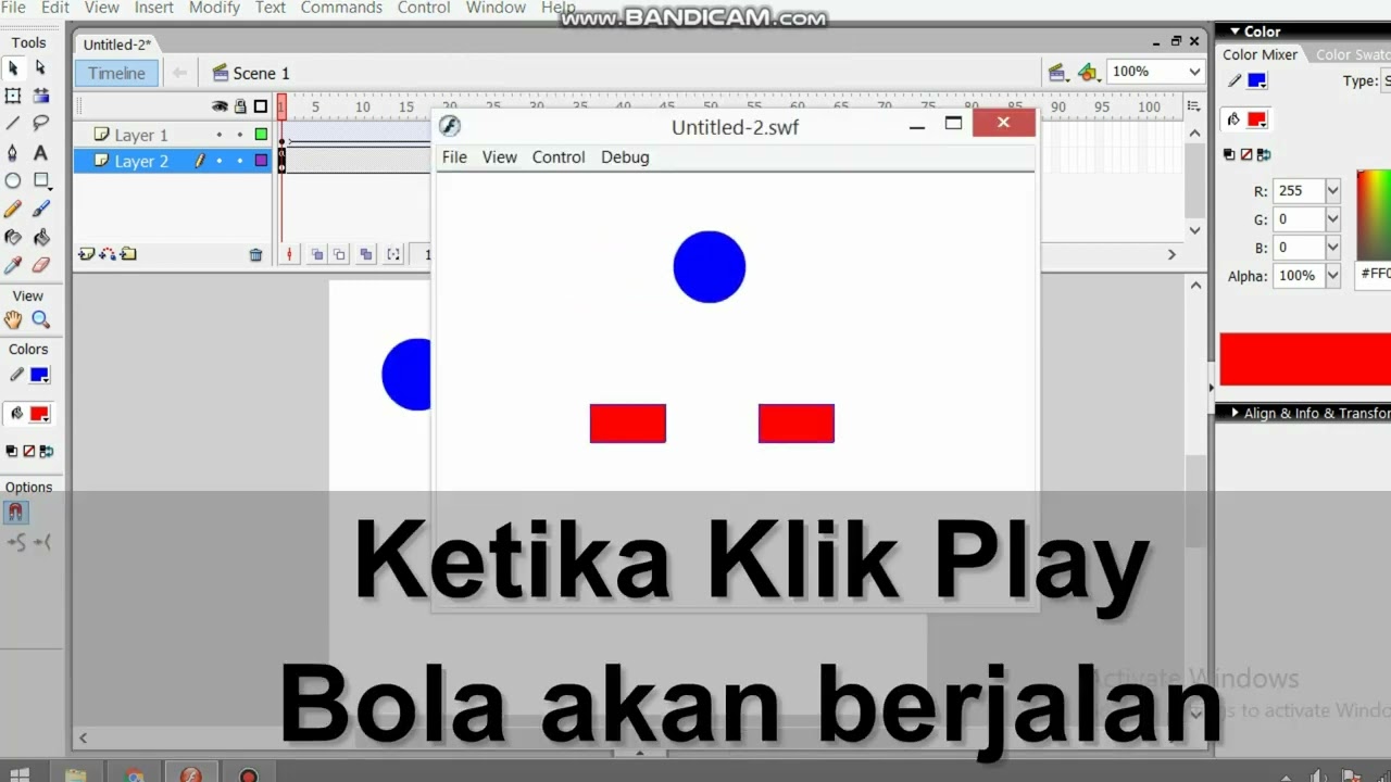 Cara cepat membuat tombol Play Pause Stop pada Macromedia Flash 8 | tombol Play Pause Stop 2D ...