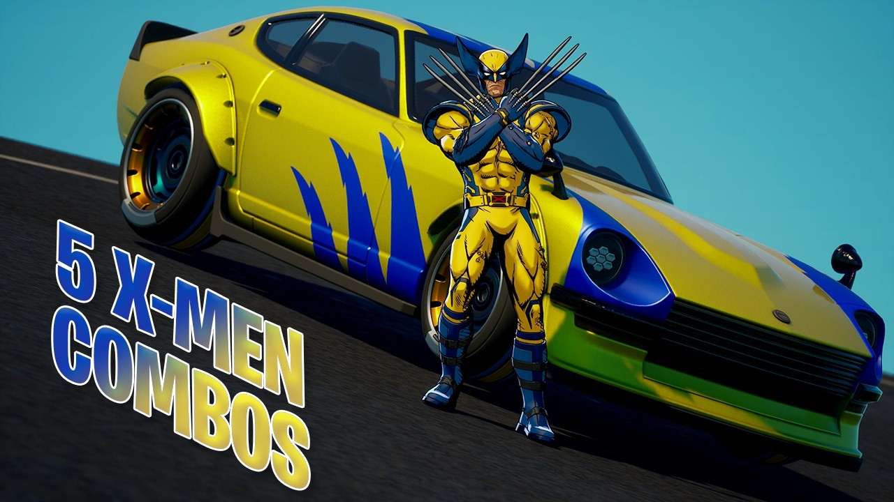 5 X-Men Car Combos | Fortnite - YouTube