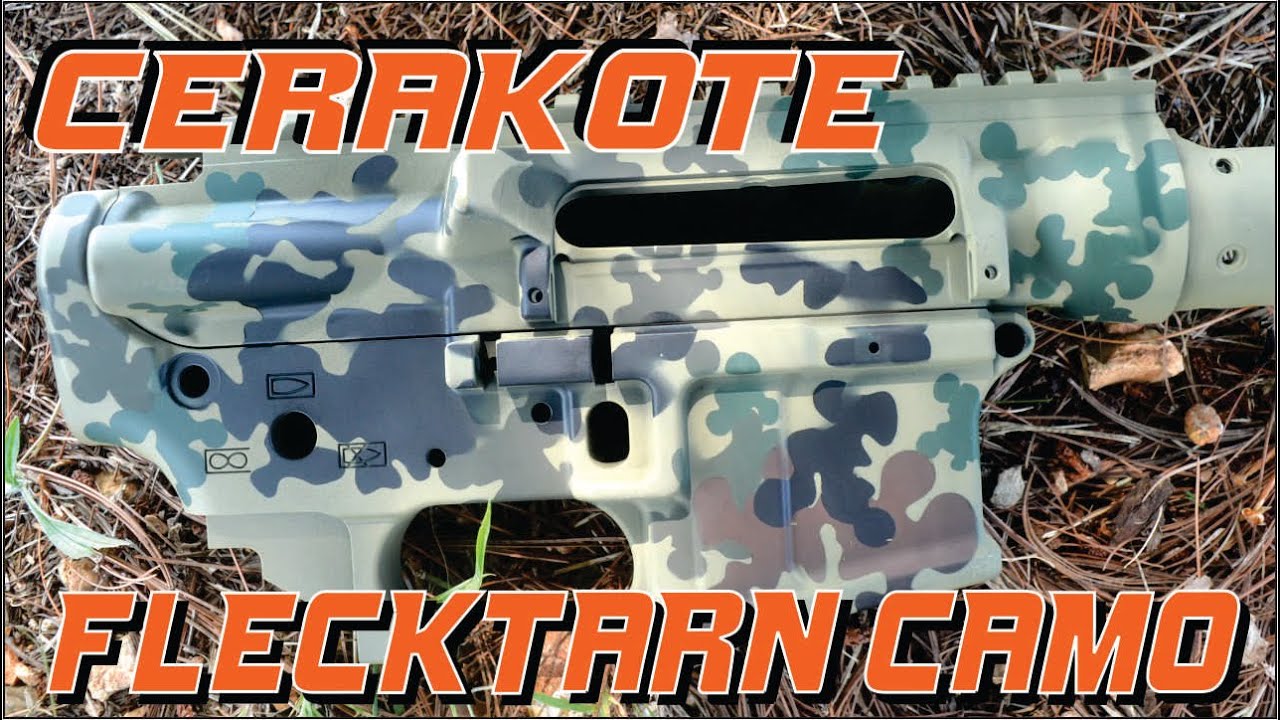 Cerakote Flecktarn Camo | Branson Cerakote & Laser - YouTube