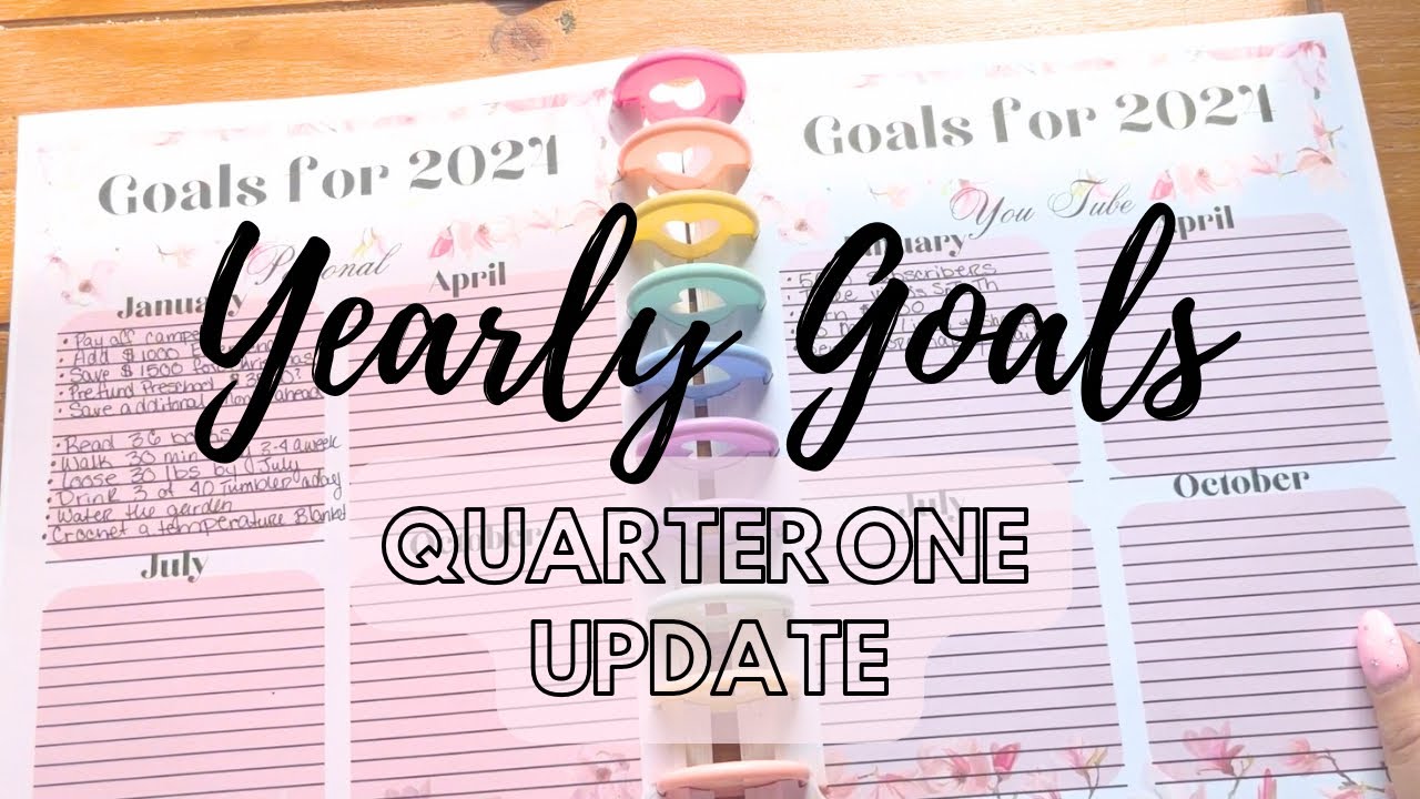 GOALS UPDATE | QUARTER ONE | HOW ARE WE DOING ON OUR GOALS? - YouTube